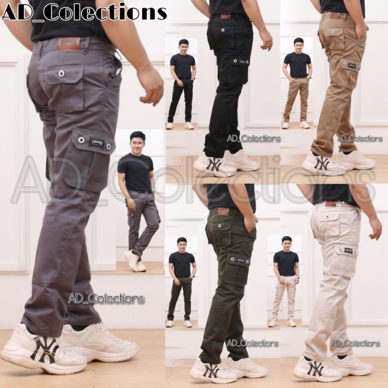 Jual [TERLARIS] CELANA CARGO PANJANG PRIA UKURAN 27--44 PREMIUM QUALITY SLIMFIT COWO SKINNY ...