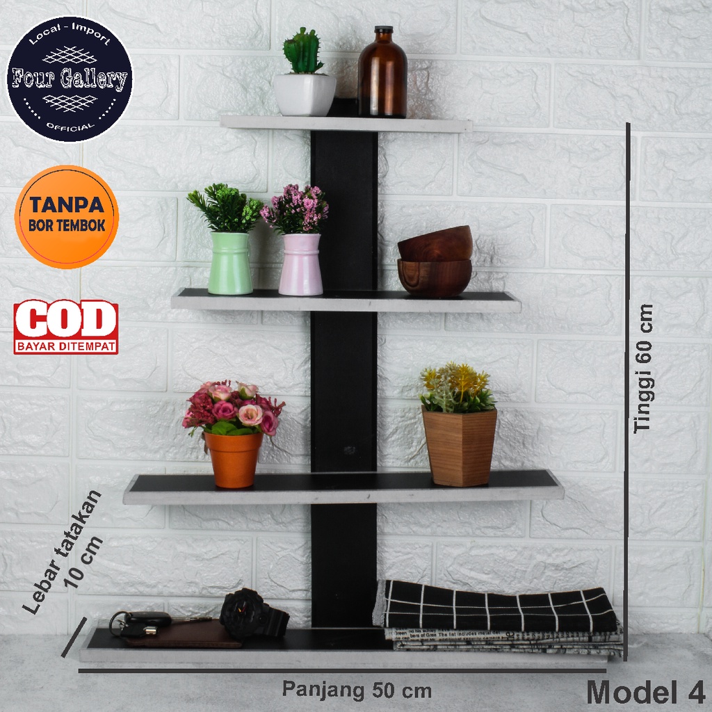 Jual Rak Bunga Susun 1 Set Rak Bunga Tingkat Rak Bunga Kayu Tempat ...