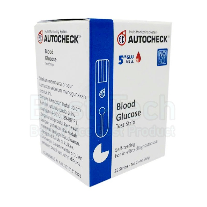 Jual Strip Gula Darah Autocheck Test Strip Blood Glucose | Shopee Indonesia