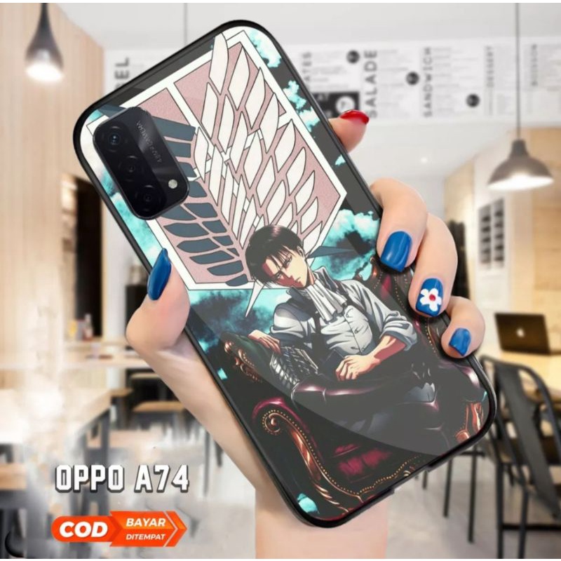 Jual Ax Case custom Oppo A52 A54 A74 A92 A95 Fashion Animasi anime AOT ...
