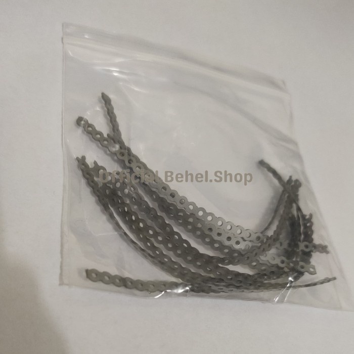 Jual POWER CHAIN SILVER - KARET BEHEL ISI 5 | Shopee Indonesia