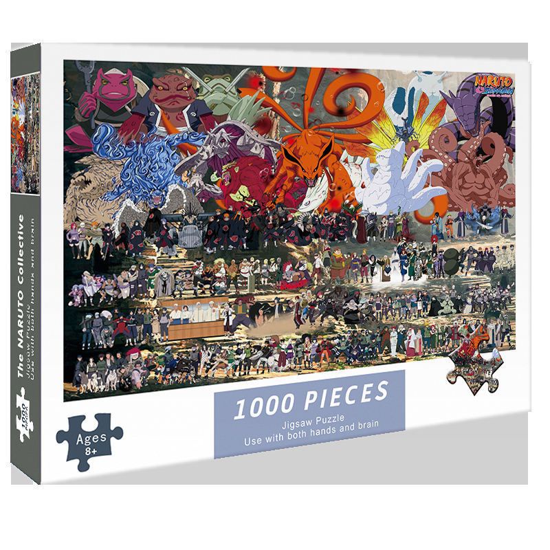 Jual PUZZLE JIGSAW 1000PCS NARUTO COLLECTIVE UKURAN 75 cm x 50 cm ...