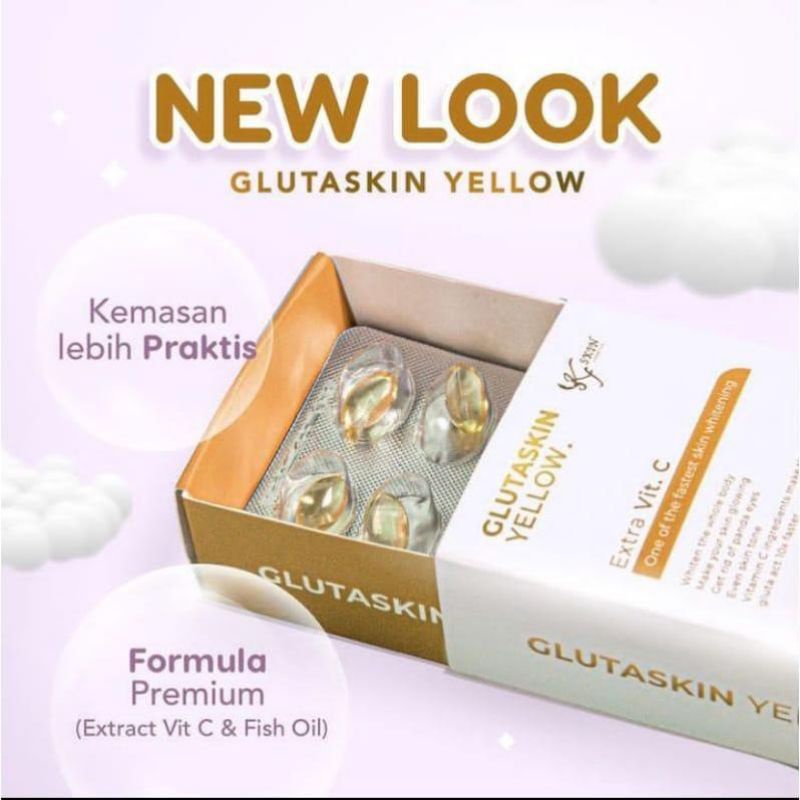 Jual GLUTASKIN YELLOW PIL PEMUTIH / PIL PEMUTIH AMAN BPOM THAILAND ...
