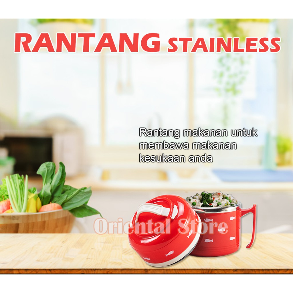 Jual SANOYA Lunch Box 1 Susun Rantang Stainless | Shopee Indonesia