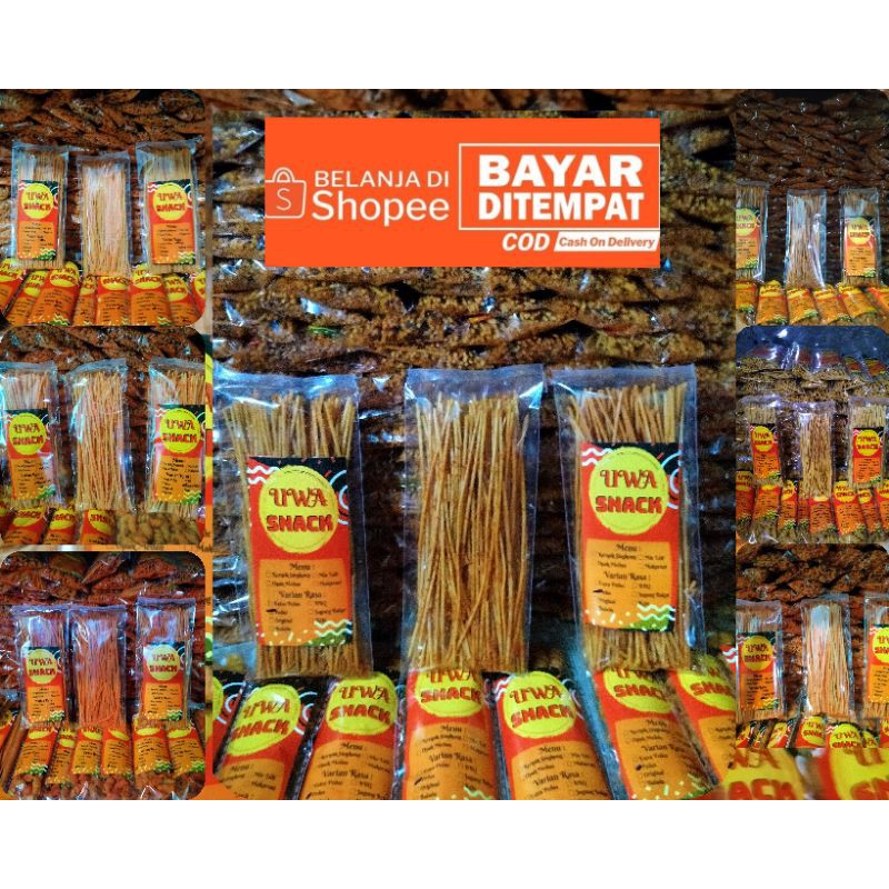 Jual Mie Lidi Kemasan 40Gram Uwa Snack | Shopee Indonesia