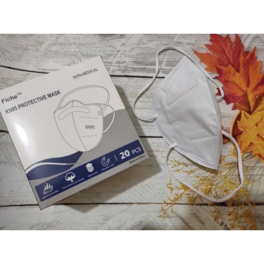 Jual MASKER MURAH MASKER DEWASA KN95 FICHE HIJAB HEADLOOP - 1 BOX 20 ...