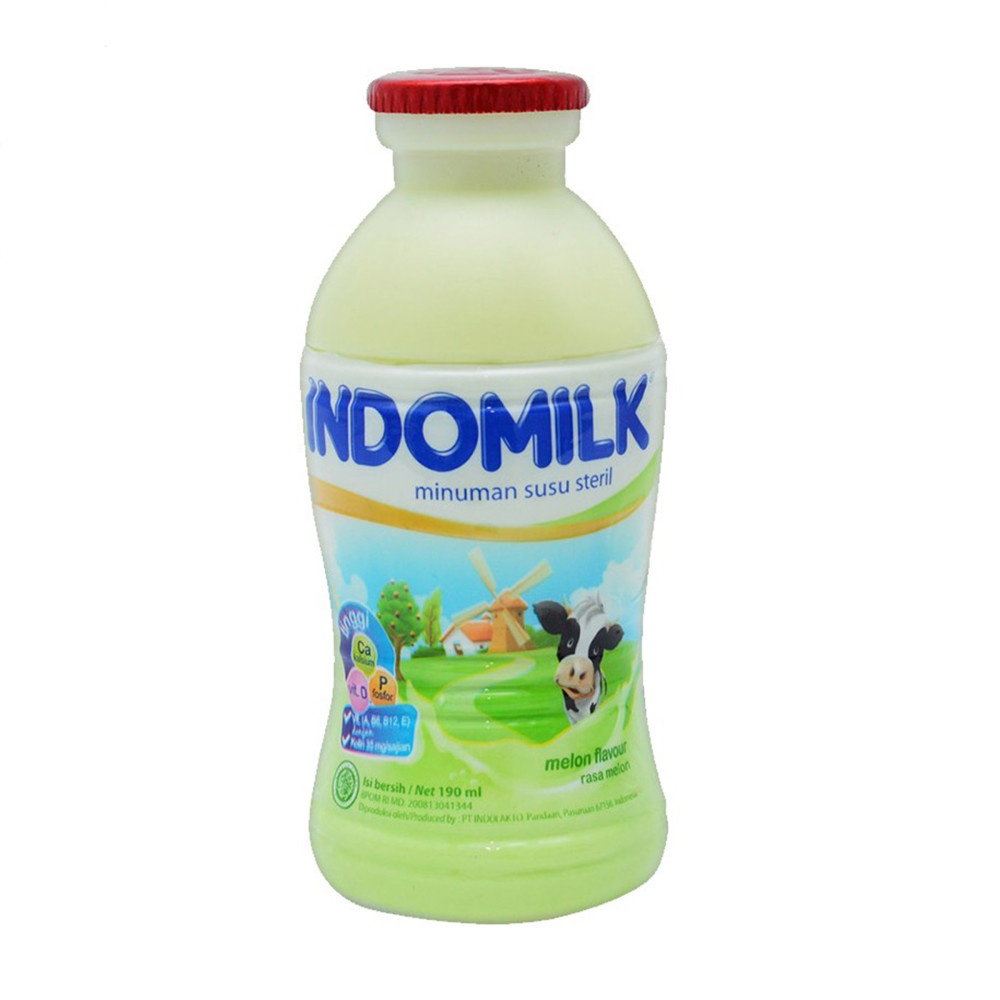 Jual Indomilk SUSU UHT 190ml BOTOL Paket 3pcs | Shopee Indonesia