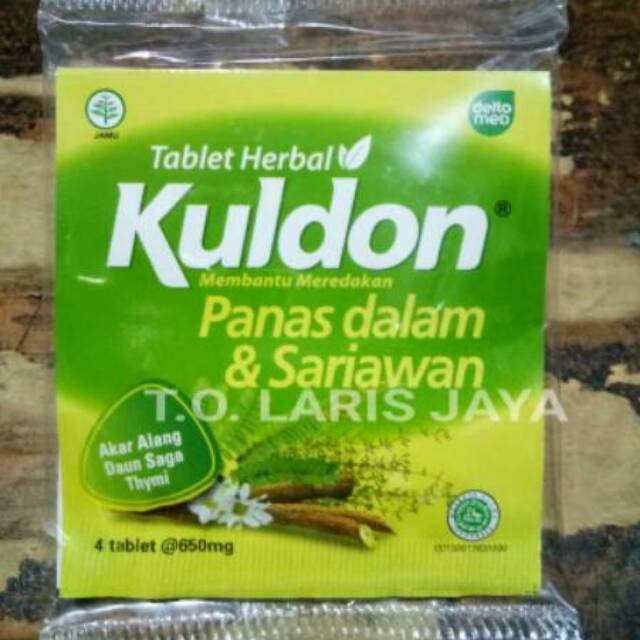 Jual KULDON ISI 4 TABLET (PANAS DALAM & SARIAWAN) | Shopee Indonesia