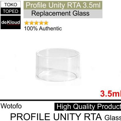 Jual Wotofo Profile Unity RTA 3.5ml Replacement Glass | tabung kaca ...