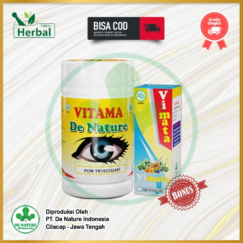 Jual Obat Mata Minus Vitama De Nature ( Bonus Tetes Mata Vimata ...