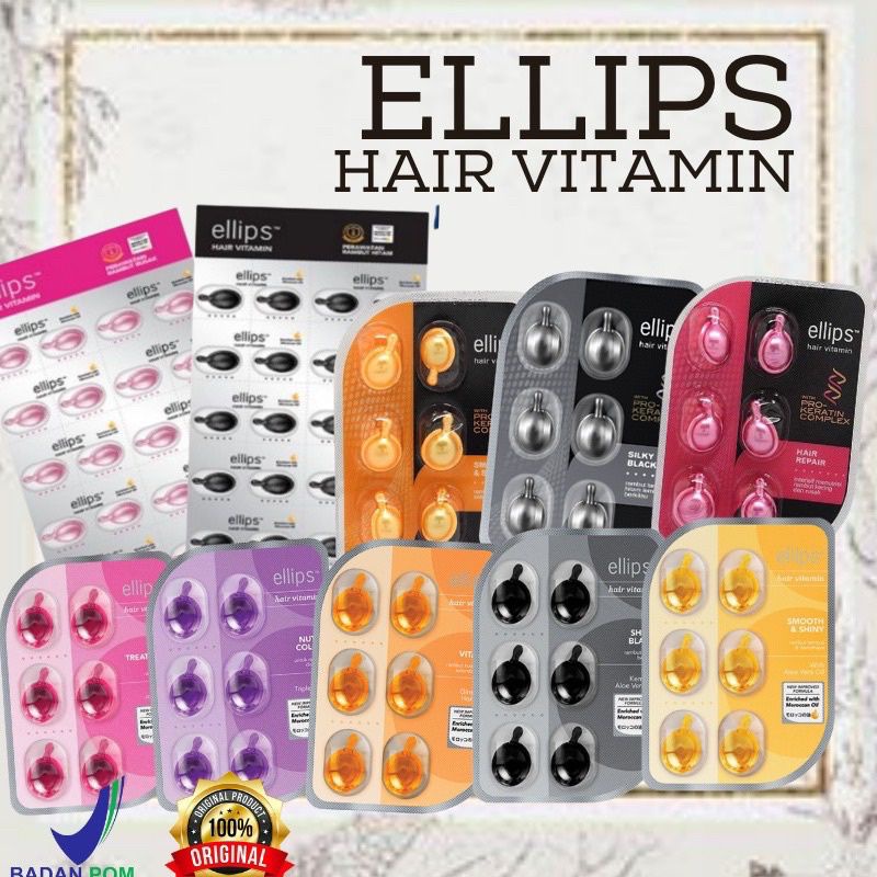 Jual Ghaniyyah ELLIPS HAIR VITAMIN | Shopee Indonesia
