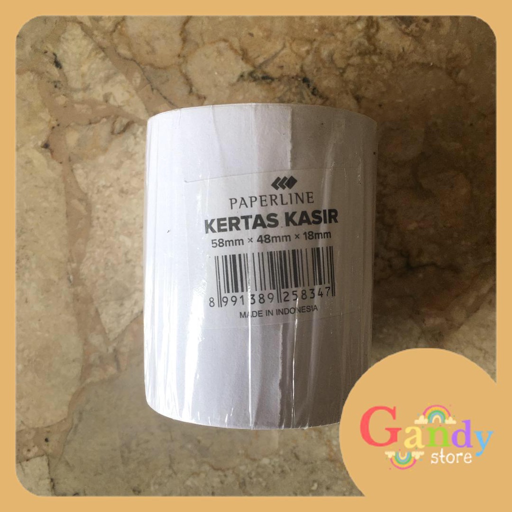 Jual Kertas Kasir Thermal Paperline 58mm x 48mm x 18mm | Shopee Indonesia