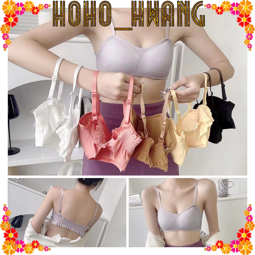 Jual HOHO_HWANG (B-329) BH Bra Wanita Tanpa Kawat Pakaian Dalam bralette Push Up Elastis Sexy ...