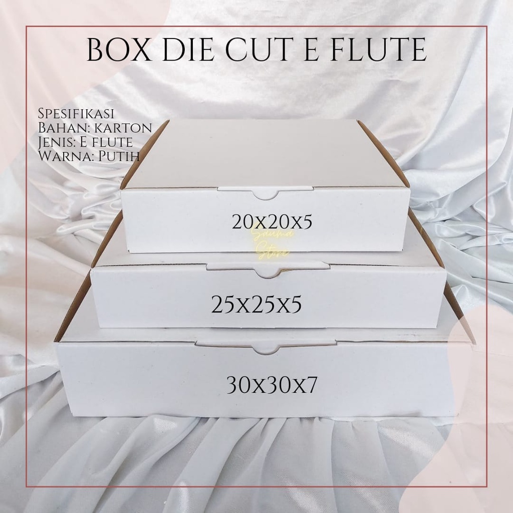 Jual Kardus Box Packing Dus Parcel Putih Murah Paket Untuk Packaging ...