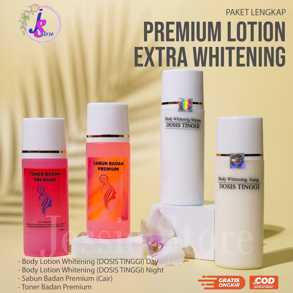 Jual ORIGINAL PAKET PREMIUM HB EXTRA WHITENING DOSIS TINGGI PEMUTIH BADAN/HANDBODY DOSTING ...