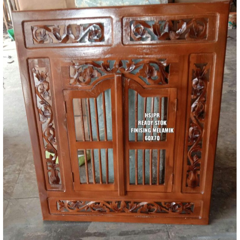 Jual READY STOK jendela kaca/krepyak 60x80 (packing FREE BUBBLE WARP ...