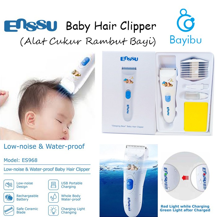 Jual Enssu Classic Bear Baby: Baby Hair Clipper / Alat Cukur Rambut ...