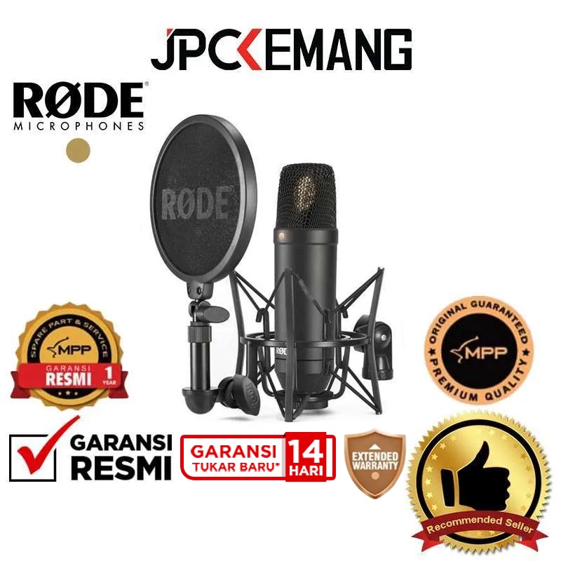 Jual Rode NT1 Kit Cardioid Condenser Microphone Rode NT 1 Kit Mic ...