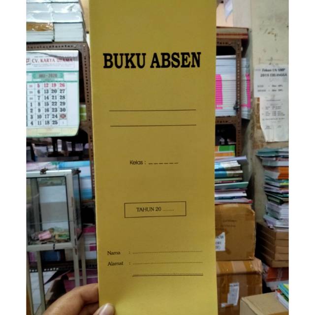 Jual Buku absen murid/siswa | Shopee Indonesia