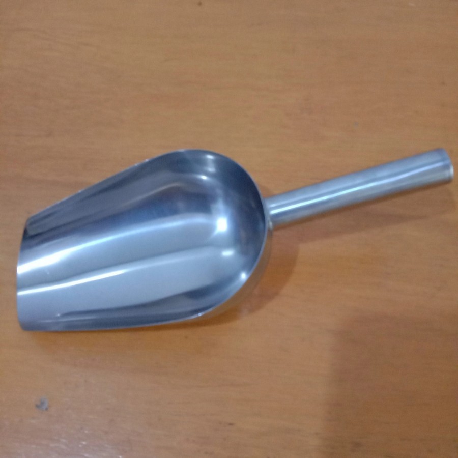 Jual sekop es batu stainless ukuran besar diameter 15 cm - 5 cm sekop ...