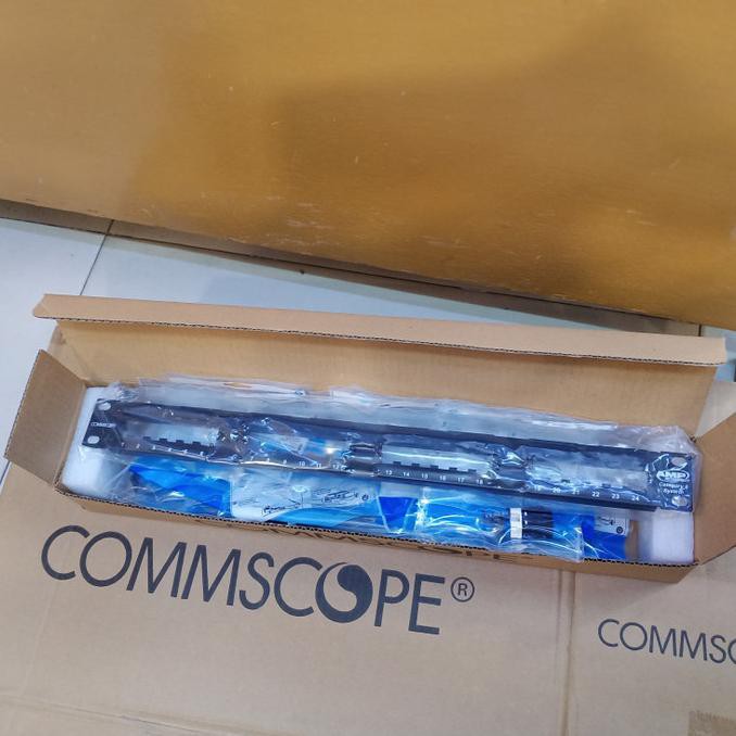 Jual Murah Patch Panel 24 Port Cat.6 Loaded Amp Commscope Hemat ...
