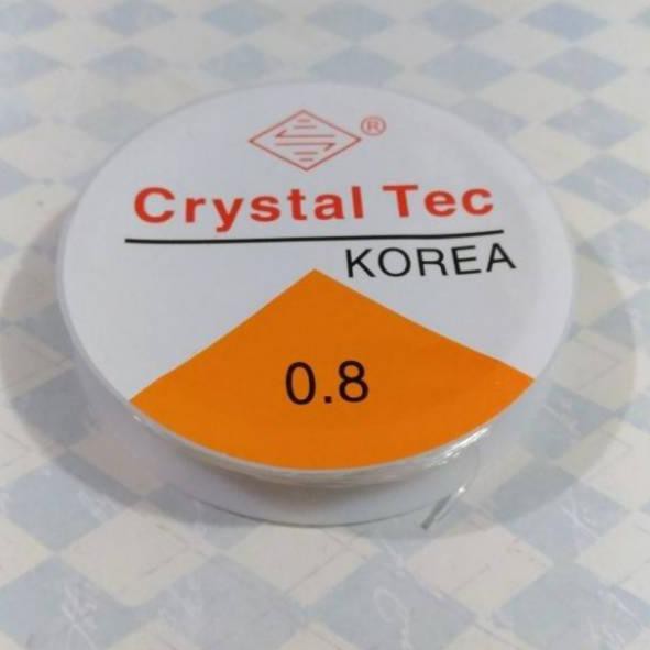 Jual [Star] Tali Kenur / Senar Elastis Putih Korea 0.6 mm - 1.0 mm - 10 ...