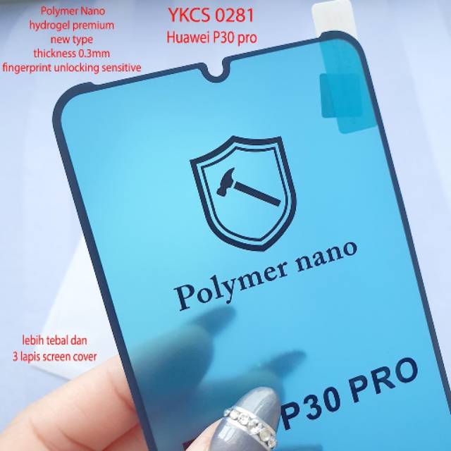 Jual 0285 VVV case huawei P30pro polymer nano hydrogel 0.3 mm anti gores lentur polymer | Shopee ...