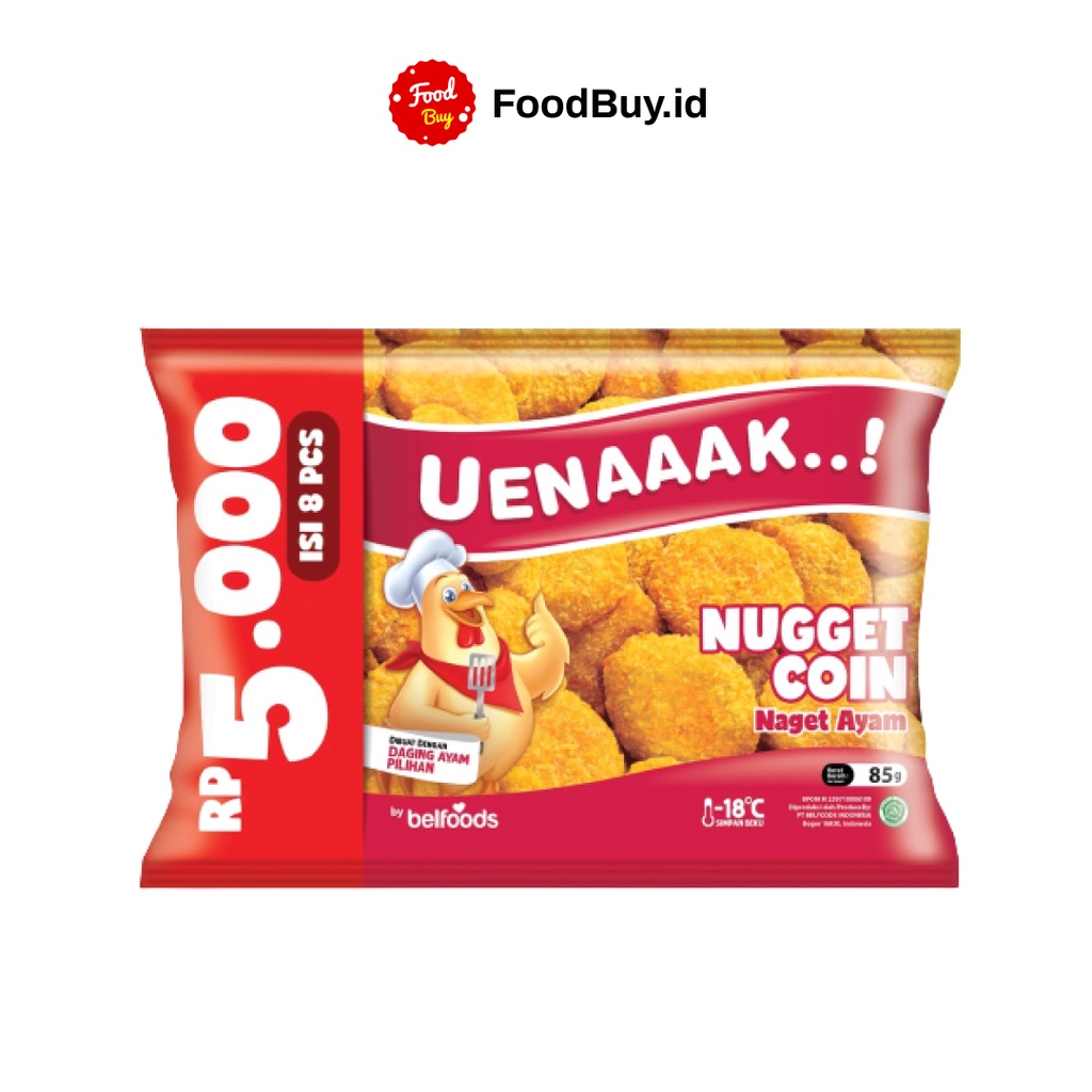Jual Belfoods Uenaak Small Nugget 85 gr | Shopee Indonesia