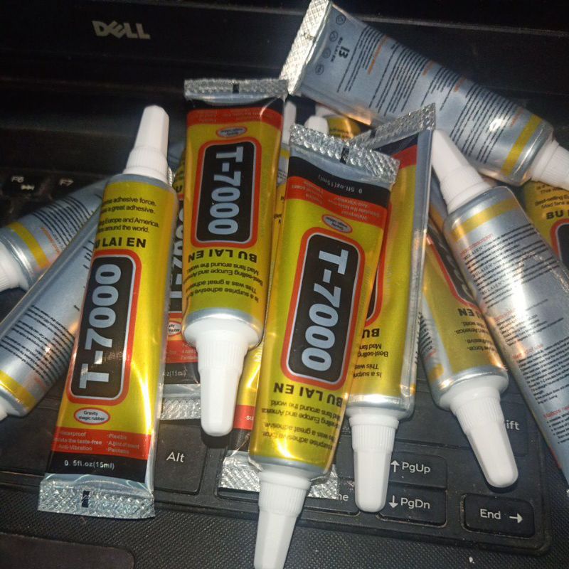 Jual LEM TOUCHSCREEN/LCD MERK T-7000 WARNA HITAM/BLACK (15ML) | Shopee Indonesia