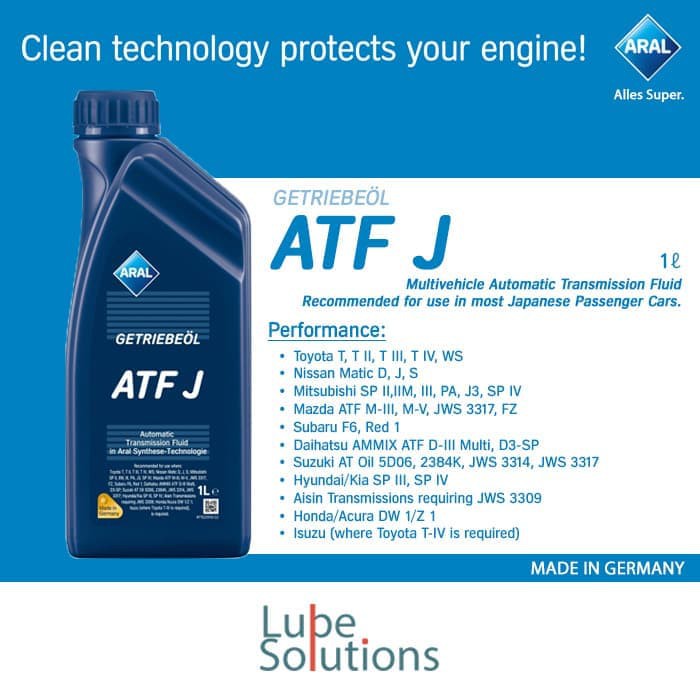 Jual OLI MATIC ARAL Getriebeöl ATF J - MULTI VEHICLE (100% GERMANY ...