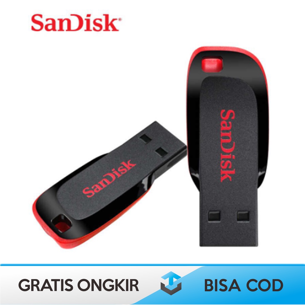Jual USB FLASH DRIVE FLASHDISK CRUZER BLADE SANDISK 8gb MURAH ORIGINAL ...