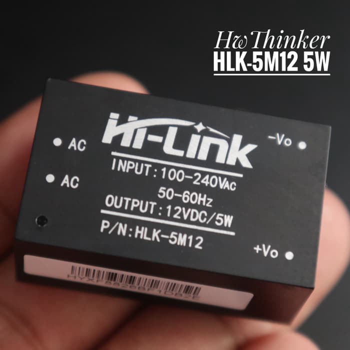 Jual HLK-5M12 AC-DC 220V to 12V Converter Step-Down Power Supply 5W | Shopee Indonesia