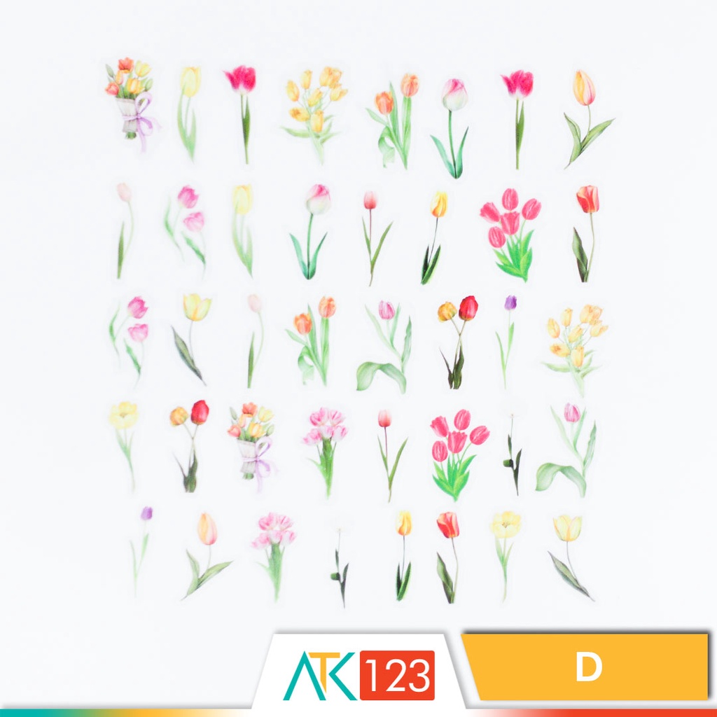 Jual Stiker Estetik Alam / Bunga / Daun / Jamur / Nature / Floral ...