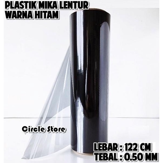Jual Plastik Mika Lentur Flexible Pvc Hitam Lebar 122Cm Tebal 0.50Mm ...