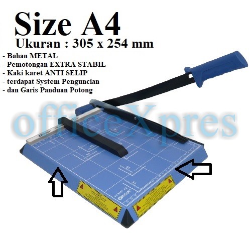Jual Alat Pemotong Kertas A4 / Alat Potong Kertas Origin A4 / Paper ...