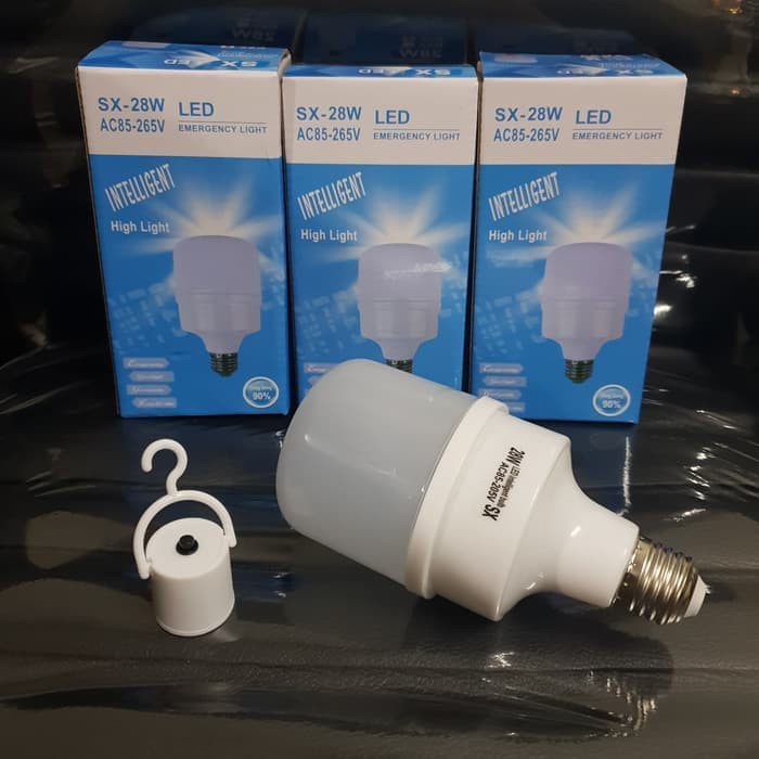 Jual LAMPU BOHLAM CERDAS EMERGENCY LAMPU LED DARURAT SX-28 WATT ...