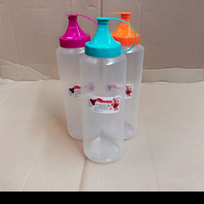 Jual Botol kecap MAMA 1000 mil plastik - Botol saos -Tempat saos ...