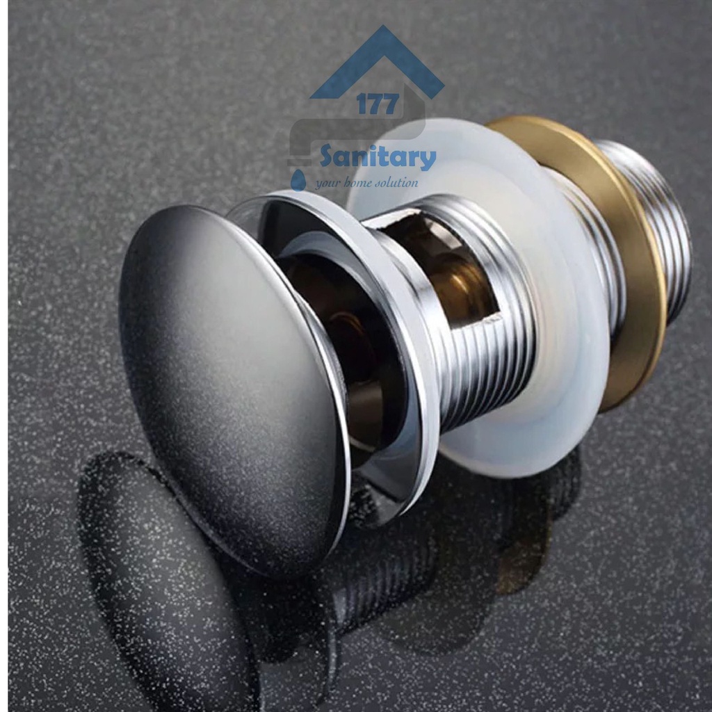 Jual Kepala AFUR Tekan Stainless HITAM D022B model tot-Head avur apur ...