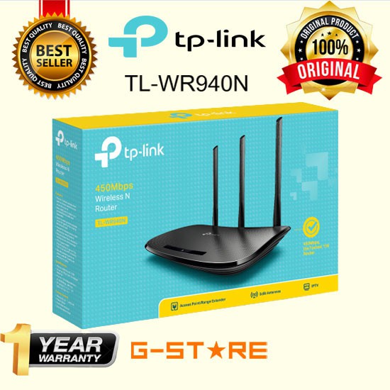 Jual TP-LINK TL-WR940N 450 Mbps Wireless N Router TPLINK / TP LINK Tp ...