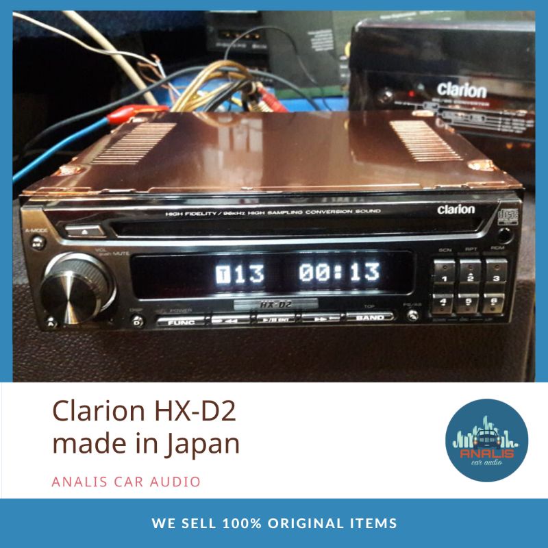 Jual Head Unit Single Din CLARION HX-D2 High End original made in Japan ...