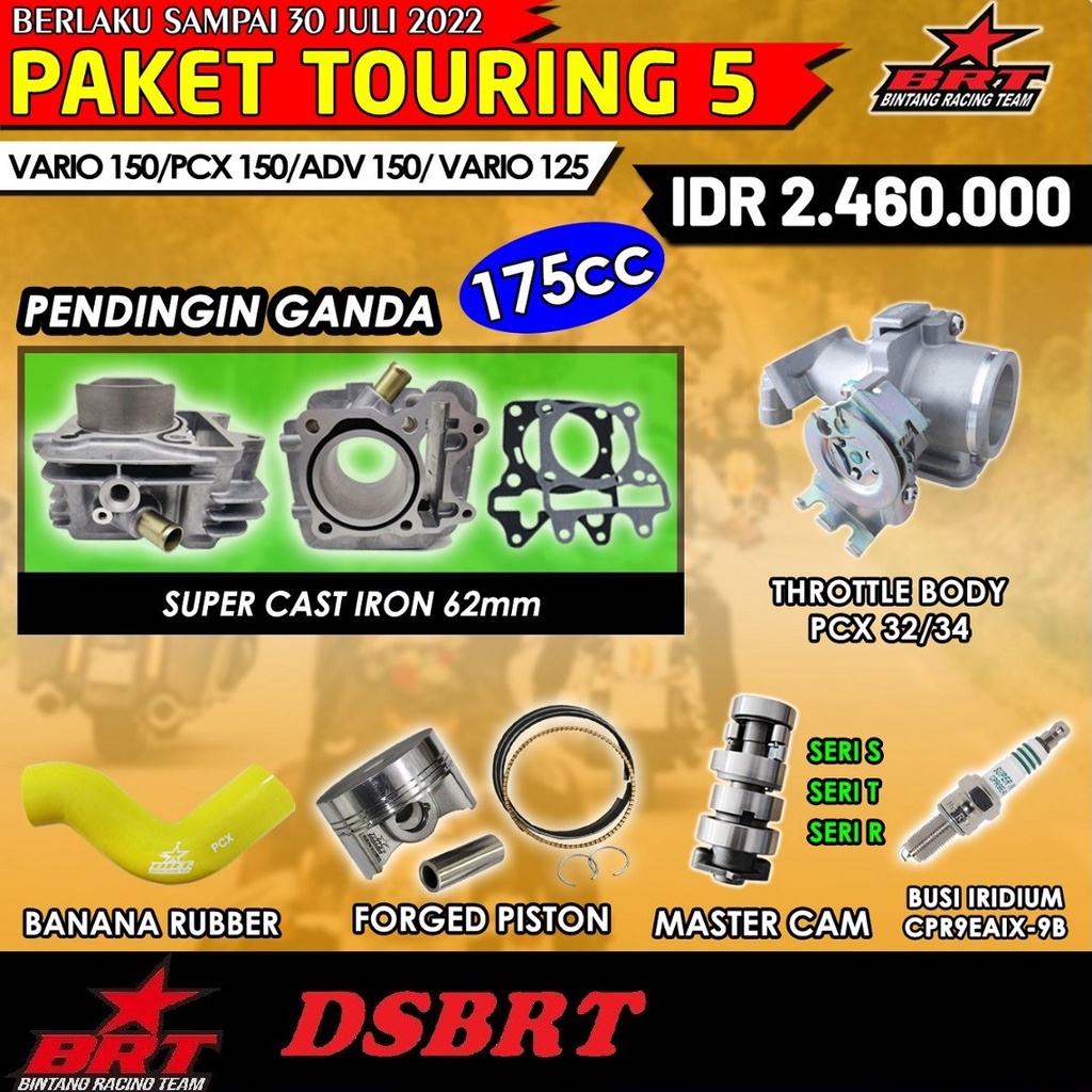 Jual PAKET TOURING BRT VARIO 125 150 PCX ADV 150 Blok Cam Noken As TB ECU BRT VARIO PCX ADV ...