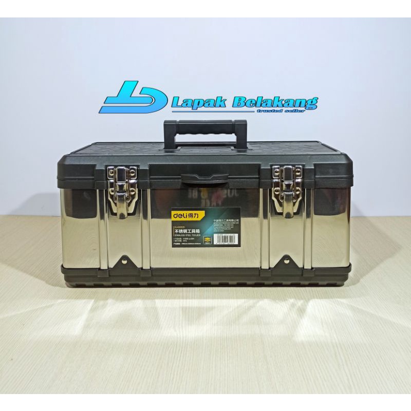 Jual Deli Tool Box / Kotak Perkakas Ukuran Besar 20" Material Baja ...