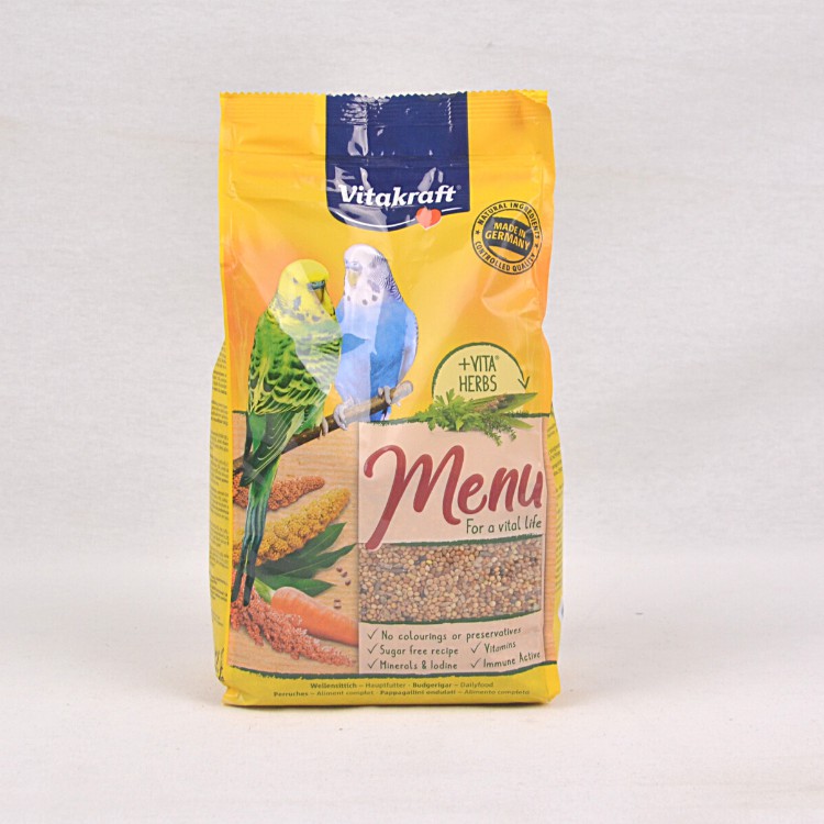 Jual Vitakraft Makanan Burung parkit Menu Budgies 1kg | Shopee Indonesia