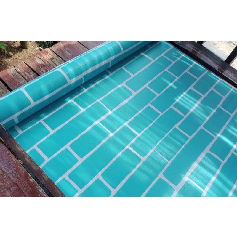 Jual Wallpaper Dinding 45 cm x 10 m/Wallpaper Bata Tosca/Wallpaper ...