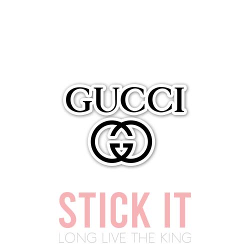 Jual Stiker gucci sablon setrika DTF kaos baju sticker fashion 24 ...