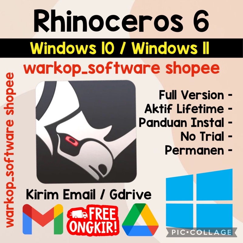 Jual Rhinoceros 6 Full Version | Shopee Indonesia