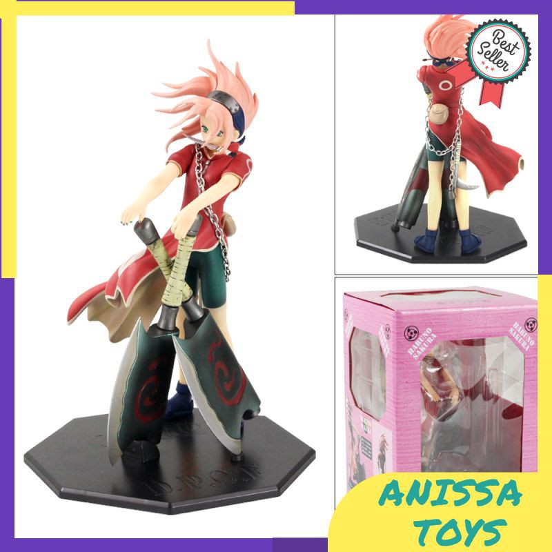 Jual Action Figure Naruto Set Figur 25.5cm Anime Naruto Figure Haruno ...