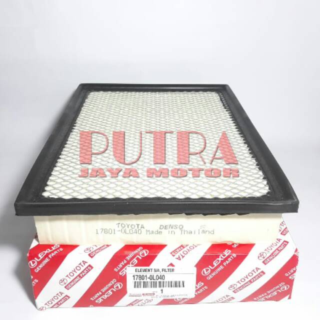 Jual FILTER UDARA SARINGAN UDARA INNOVA REBORN FORTUNER VRZ 17801-0L040 ...