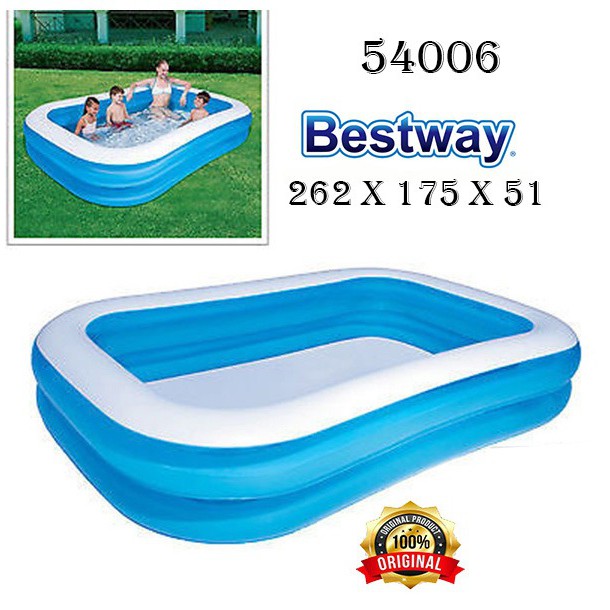 Jual KOLAM RENANG BESTWAY 54006 / INFLATABLE SWIMMING POOL | Shopee ...
