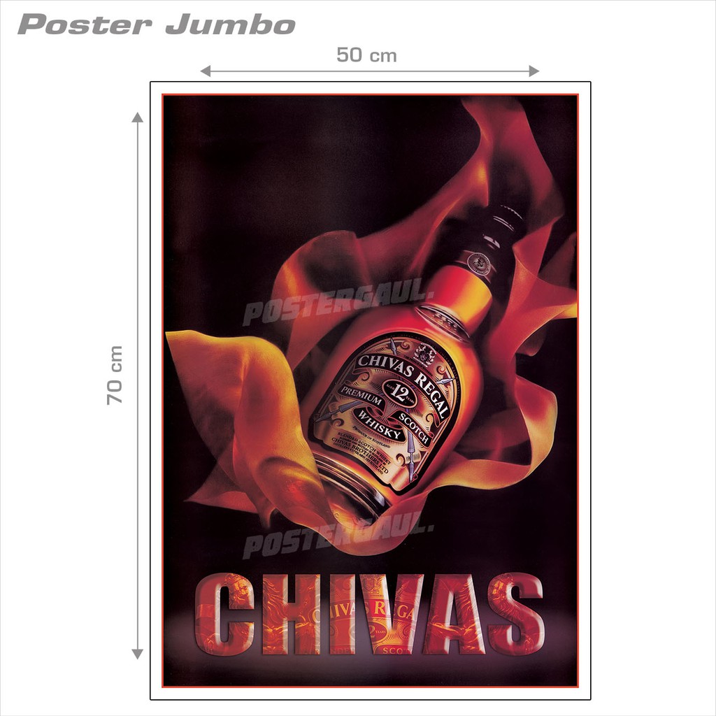 Jual [COD] Poster Jumbo: CHIVAS REGAL #MAD010 - ukuran 50 x 70 cm ...